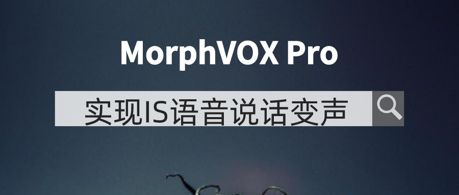 如何使用MorphVOX Pro实现IS语音说话变声？_变音大师官网